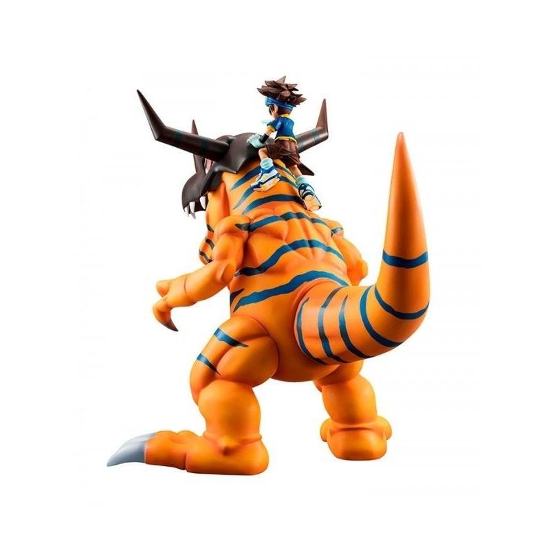 Figura Greymon y Taichi Yagami Digimon Megahouse 25cm