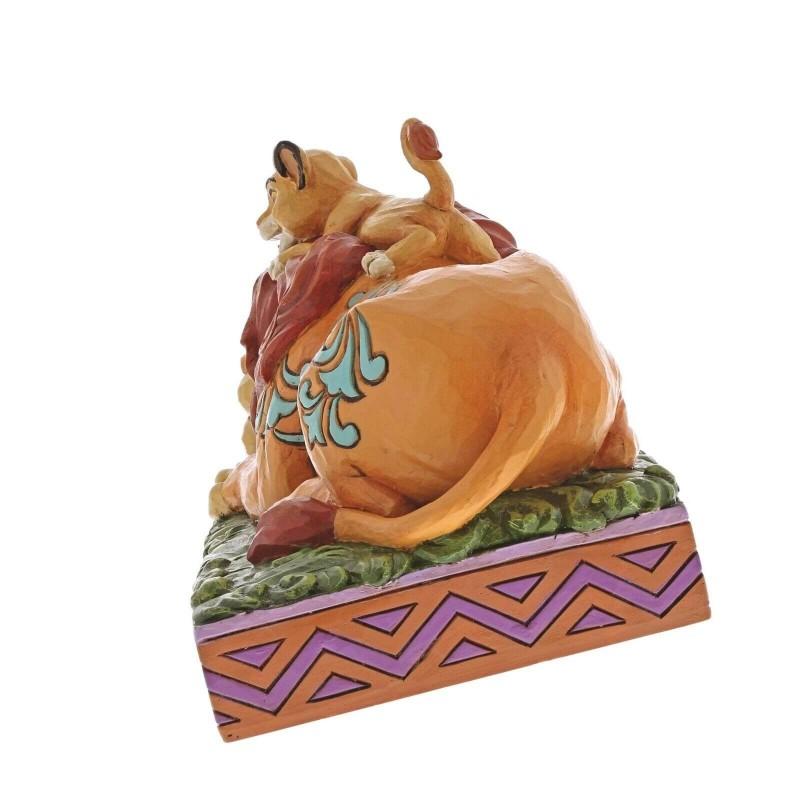 Figura Mufasa y Simba “El orgullo de papá” El Rey León Disney 11cm