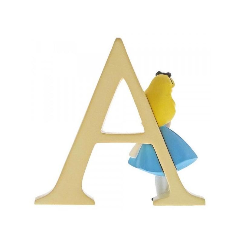 Letra A Alicia en el país de las Maravillas Alfabeto Disney