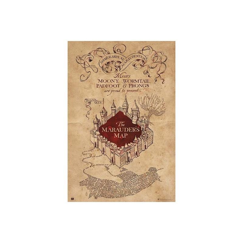 Comprar Póster Mapa del Merodeador Harry Potter - GPE5159 / 8435497204020